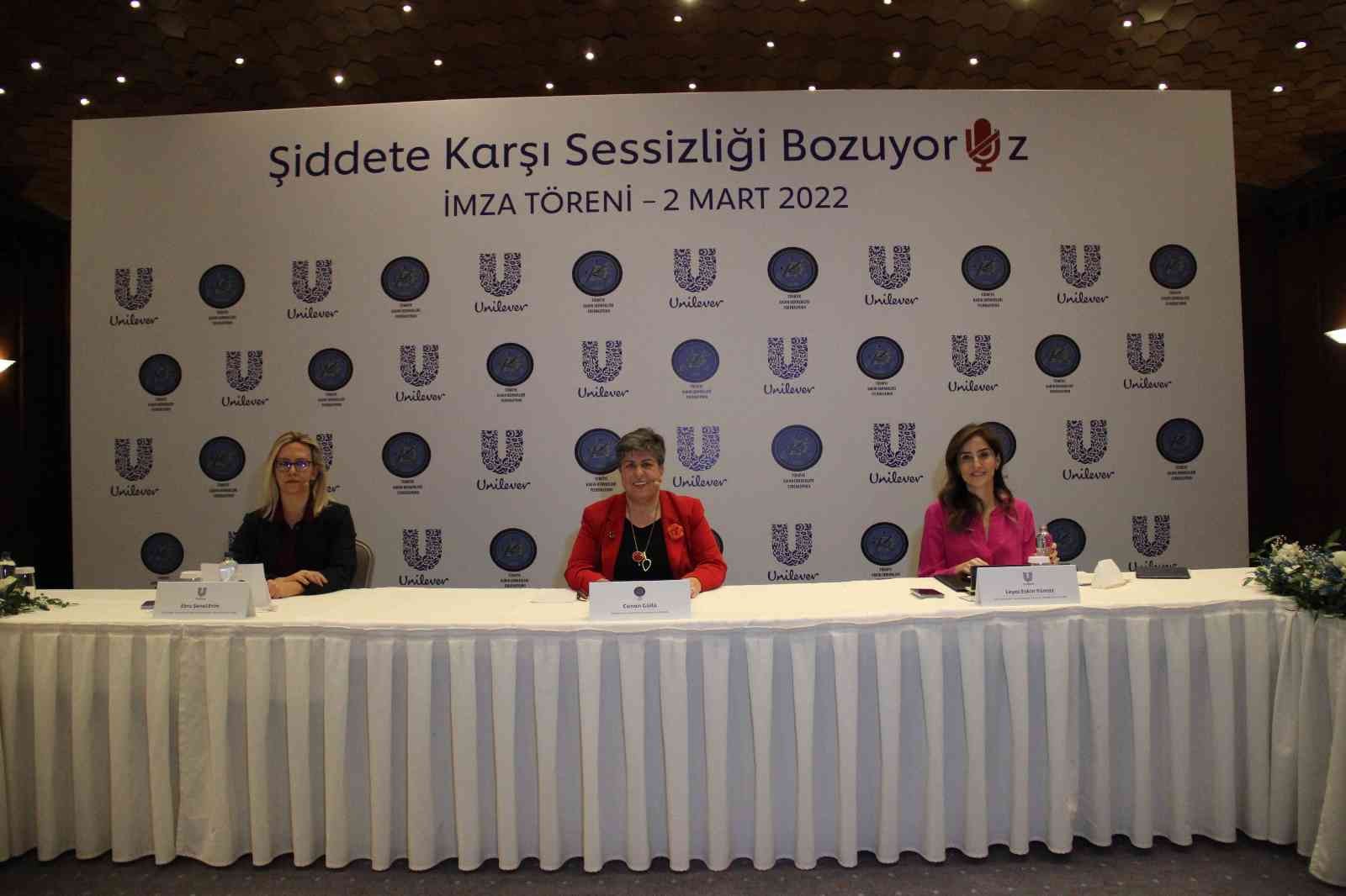 TKDF ve Unilever ev içi şiddetle mücadeleye destek için protokol ...