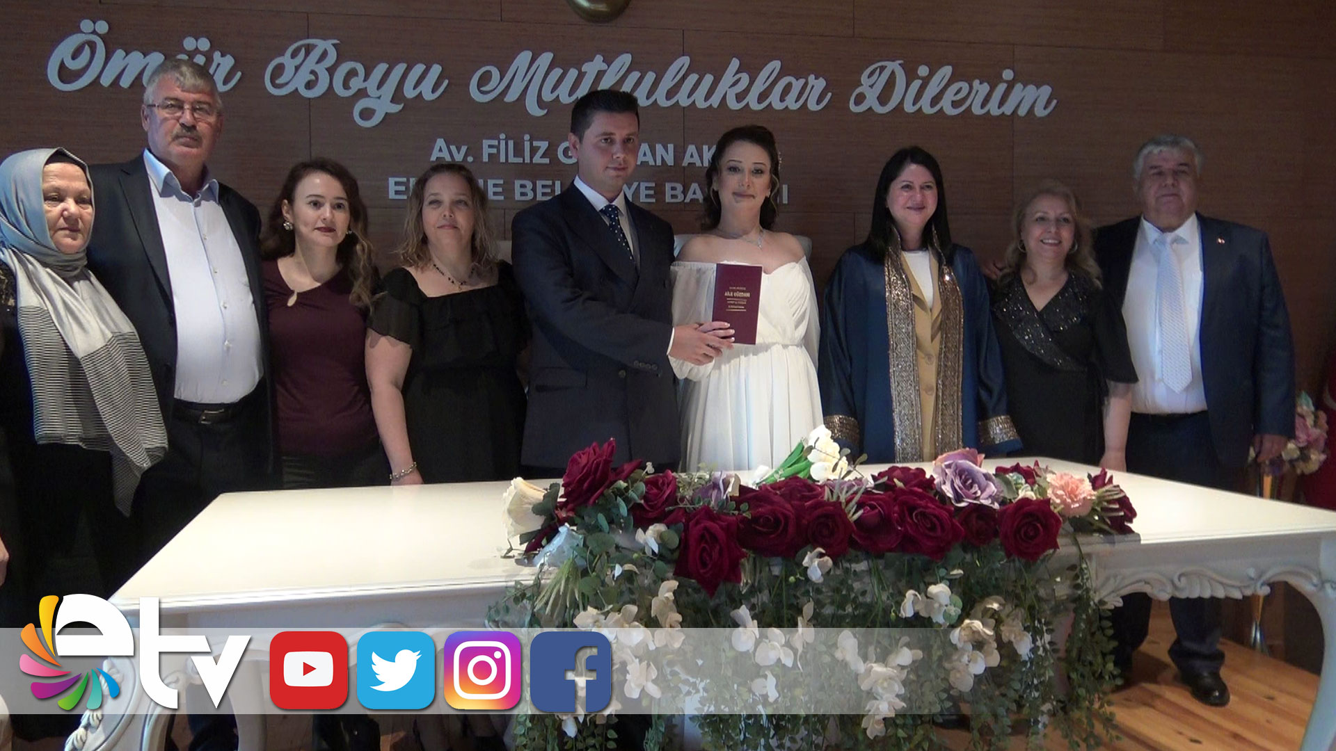 ÇİĞDEMNUR İLE AHMET’İN MUTLU GÜNÜ - Edirne Haber TV